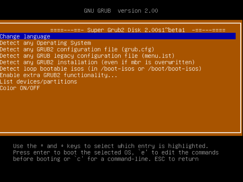 SuperGrubDisk para arranques rotos - El Consejero de Internet